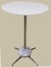 30 Inch Round LED Glow Spandex Knockdown Highboy Cocktail Table with ...